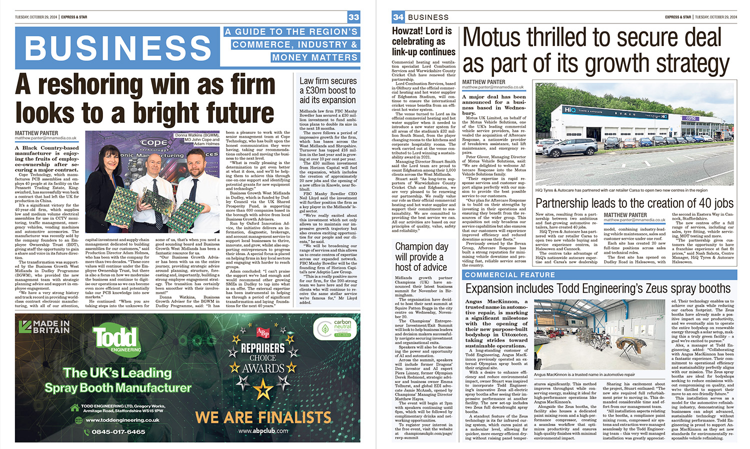 Angus MacKinnon Expands with Carbon-Neutral Bodyshop Featuring Todd ...