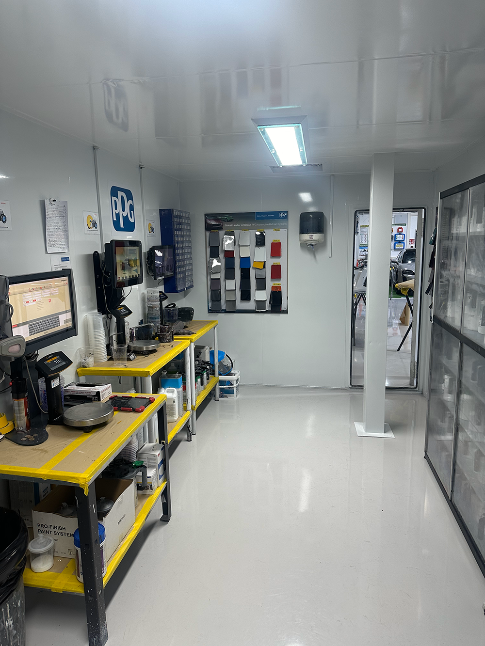 Paint Mixing Room | Todd Engineering | Spray Booth Manufacturer of the ...